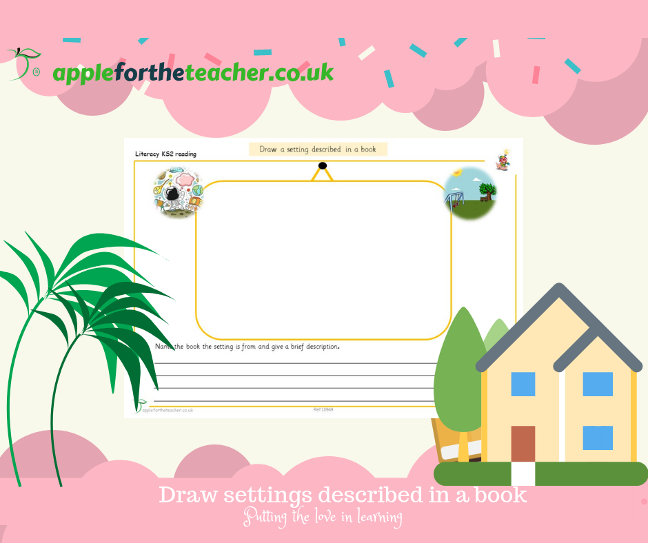 Draw A Setting Described In A Book | Apple for the Teacher